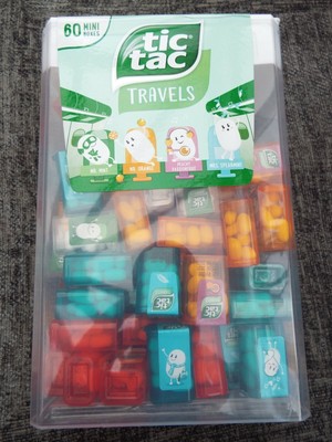 Rare Mini Tic Tac Travel Mint Spearmint Orange Peach & Passion Fruit ...