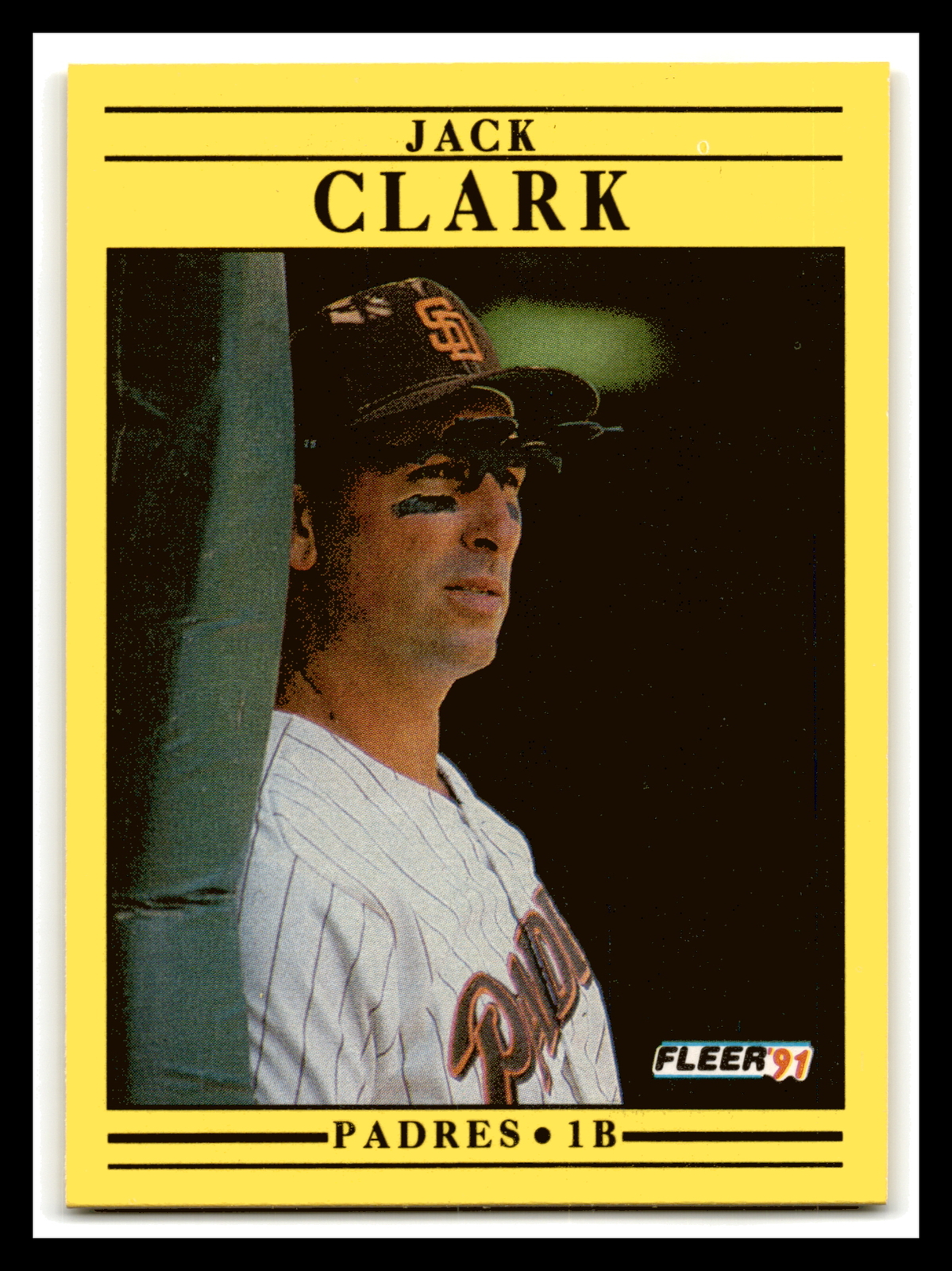 1991 Fleer Jack Clark San Diego Padres #526 Centered Mint | eBay