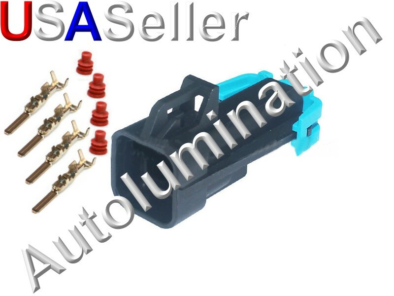 Delphi Metri-Pack 150 Series Sealed 4 Way Connector 12160482 O2 Sensor ...