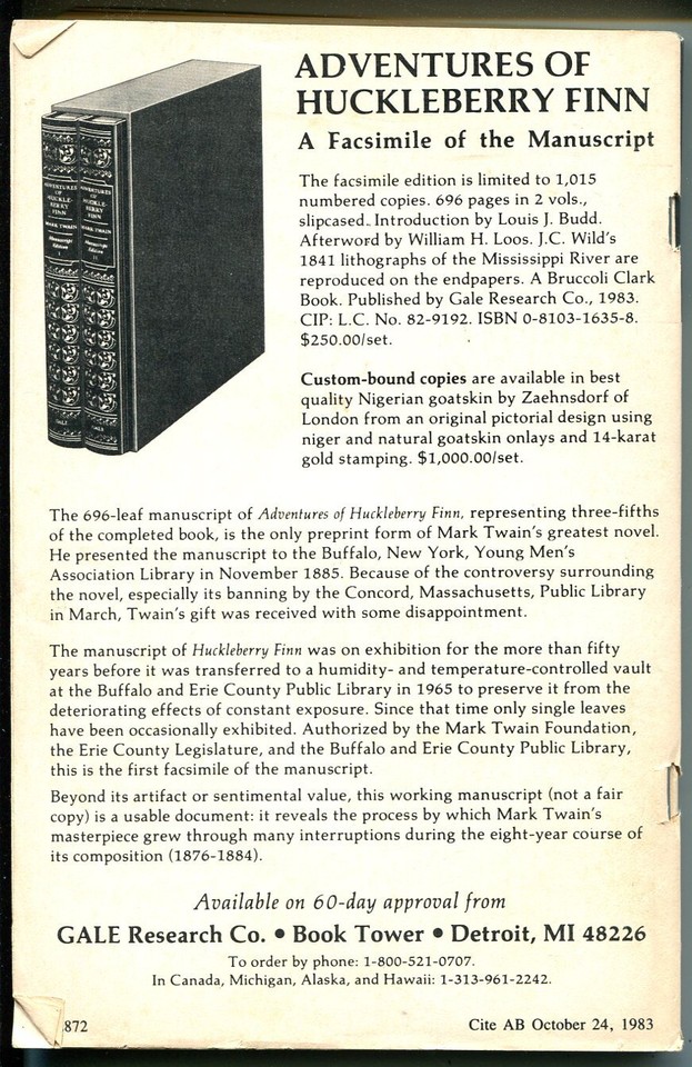 A B Bookman's Weekly # October 1983 - N/A -VG - Comic Book | eBay