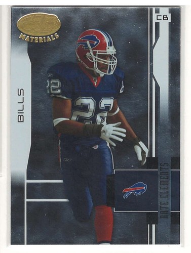 2003 Leaf Certified Materials Football #11 Nate Clements Buffalo Bills ...