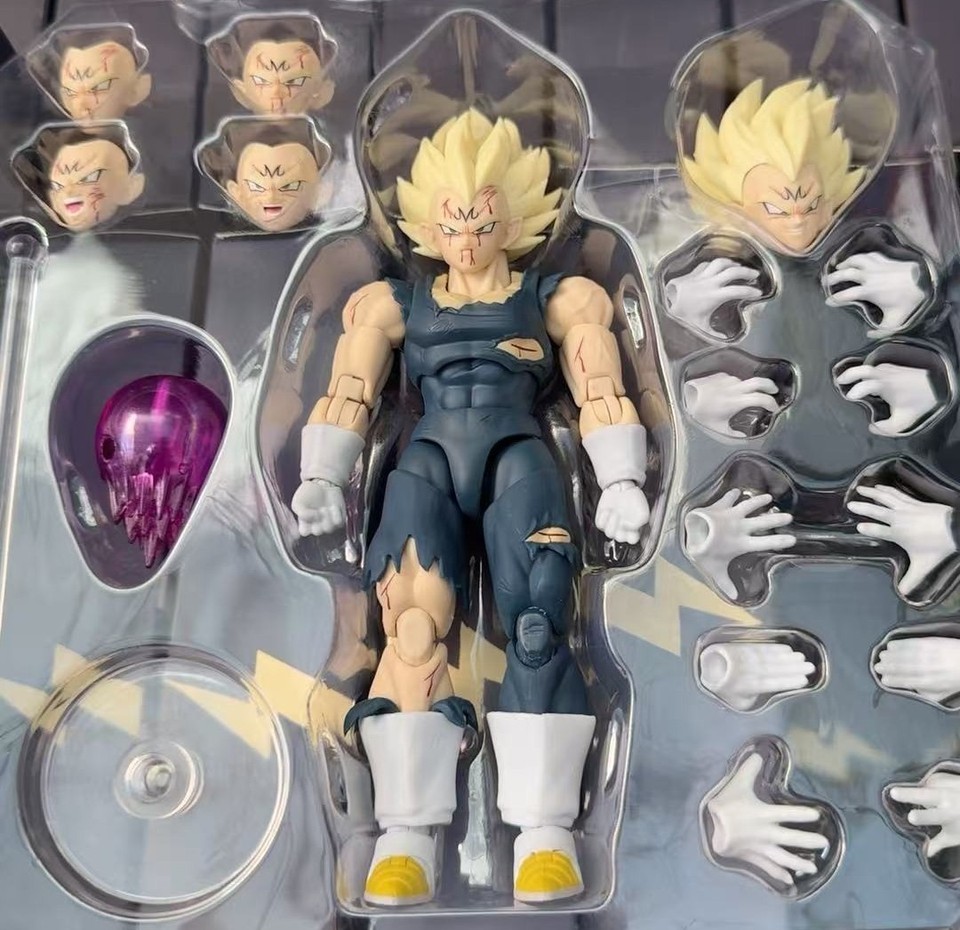 Black Hole & TK Custom black SSJ Majin Vegeta Battle Damage Super ...