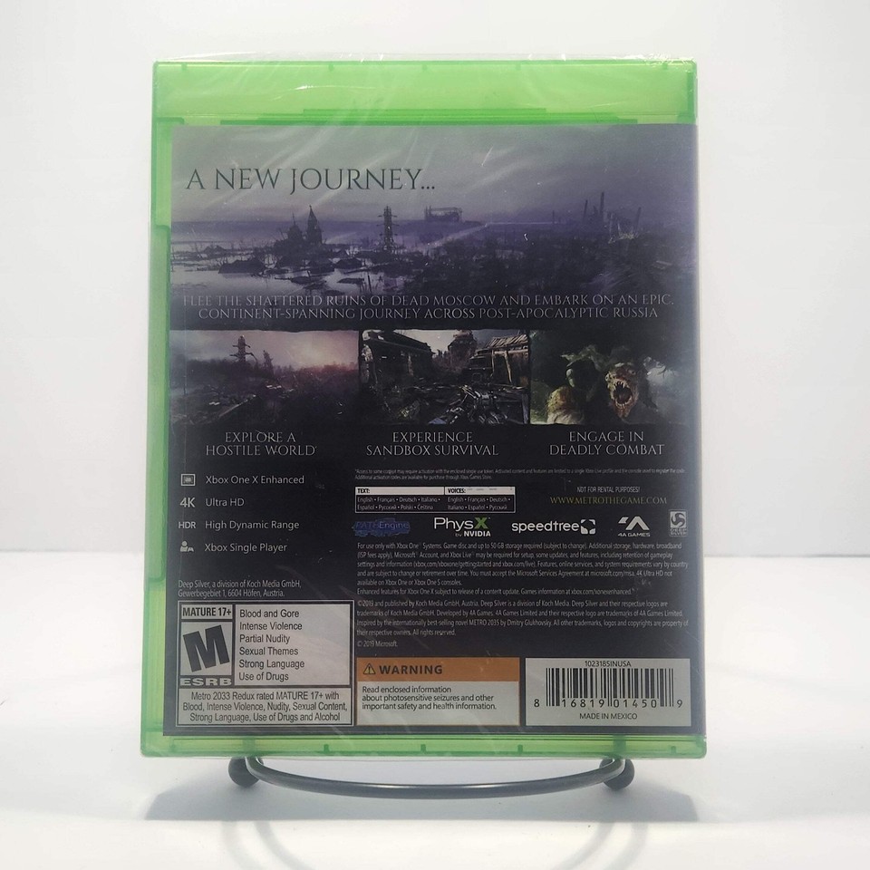 Metro Exodus (Xbox One, 2019) | eBay