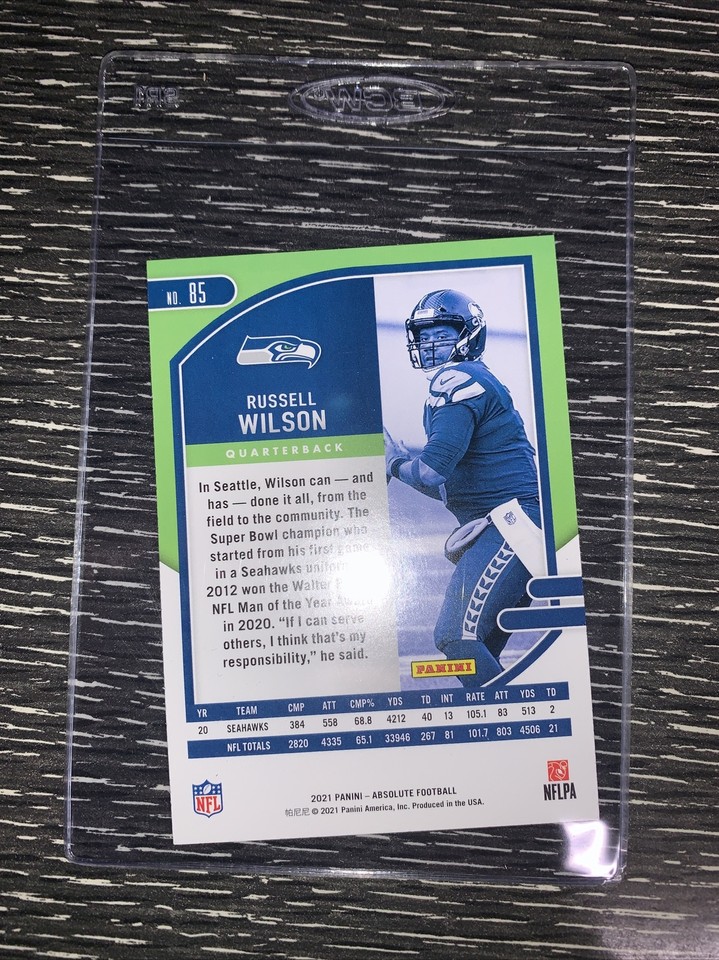2021 Panini Absolute Russell Wilson card | eBay