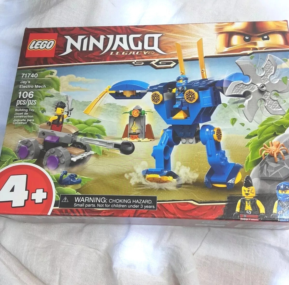 LEGO NINAGO Jay's Electro Mech Legacy 71740 New Sealed Box 106 Pieces ...