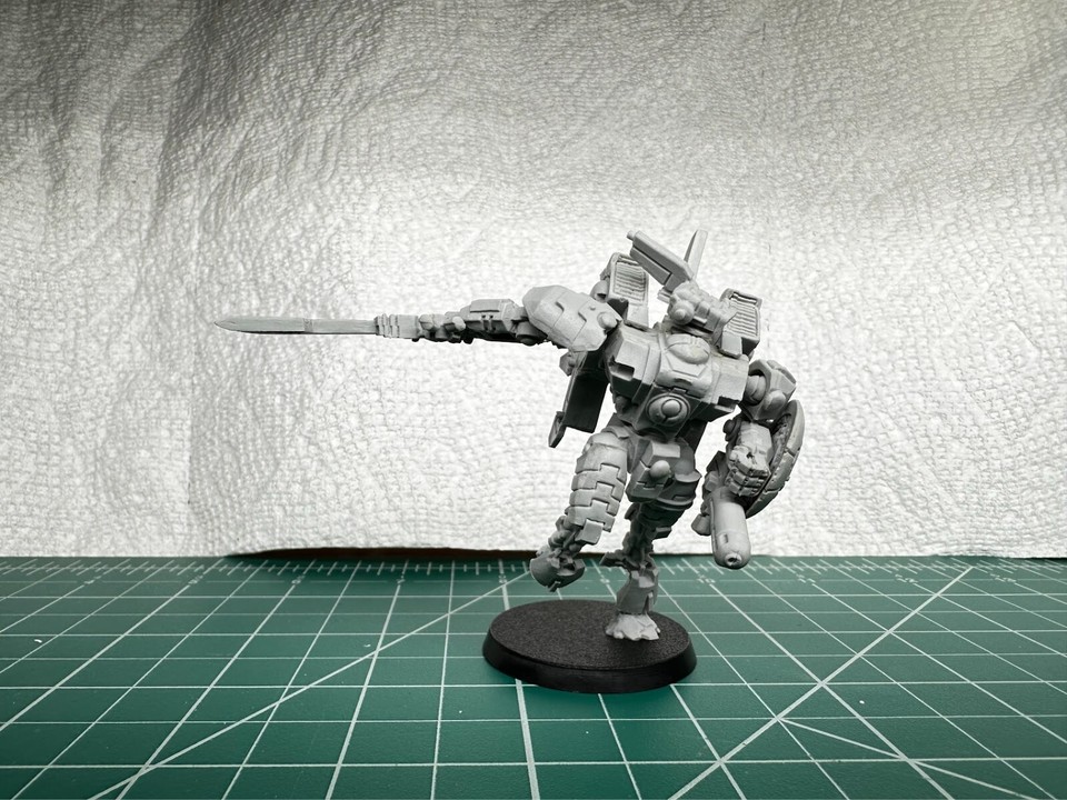 OOP Tau Empire Commander Farsight in Finecast Warhammer 40k Assembled ...