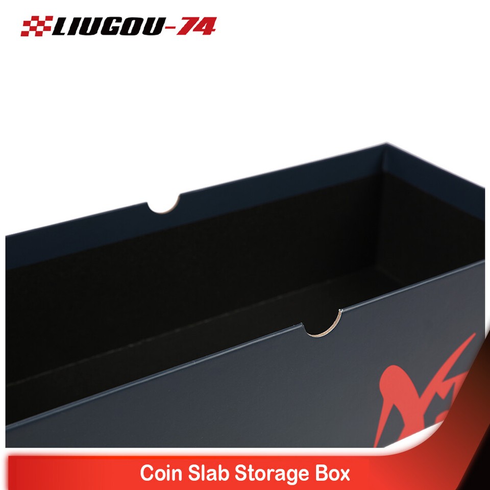 Coin Slabs Storage Box Intercept Shield Fit For 50 Certified PCGS NGC ...