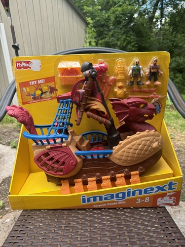 Fisher Price Imaginext 2010 SERPENT PIRATE SHIP w/ DVD Brand New SEALED ...