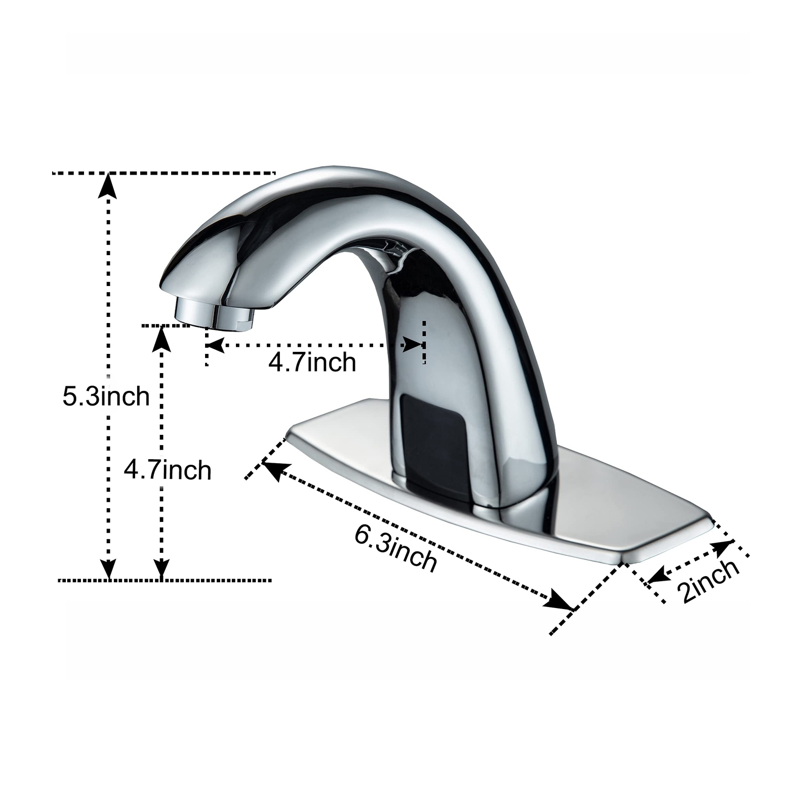 Commercial Automatic Sensor Touchless Bathroom Sink Faucet Motion ...
