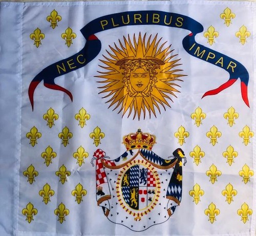 ROYAL 2 PONTS,Drapeau,royaliste,monarchie,LOUIS XVI,Lafayette | eBay