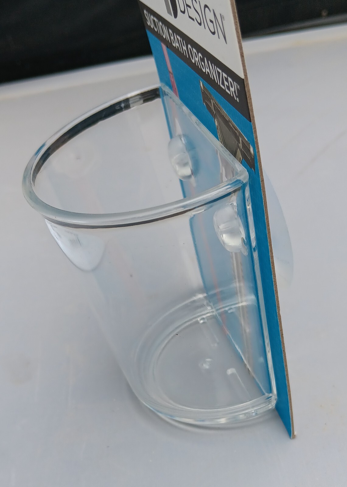 shower razor holder plastic cup suction cups to the side of your shower ...