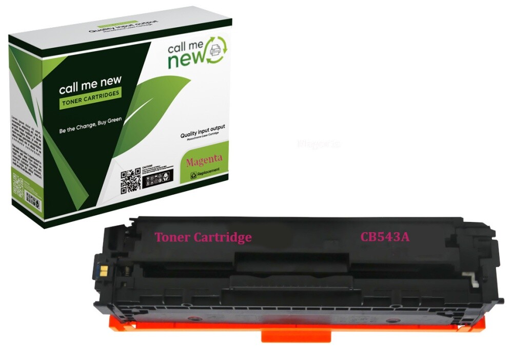 Callmenew Toner CB543A 125A magenta für HP Color LaserJet CM1512 CP1210 ...