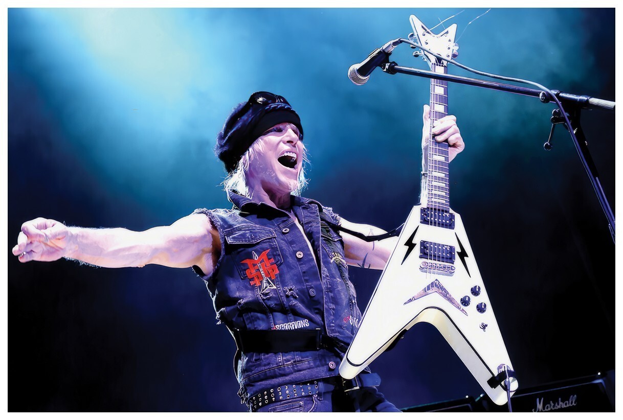 Michael Schenker Poster 24x36 Inch Live Concert Photo Rare Wall Art ...