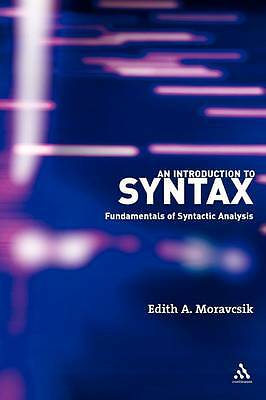 An Introduction to Syntax: Fundamentals of Syntactic Analysis by Dr ...