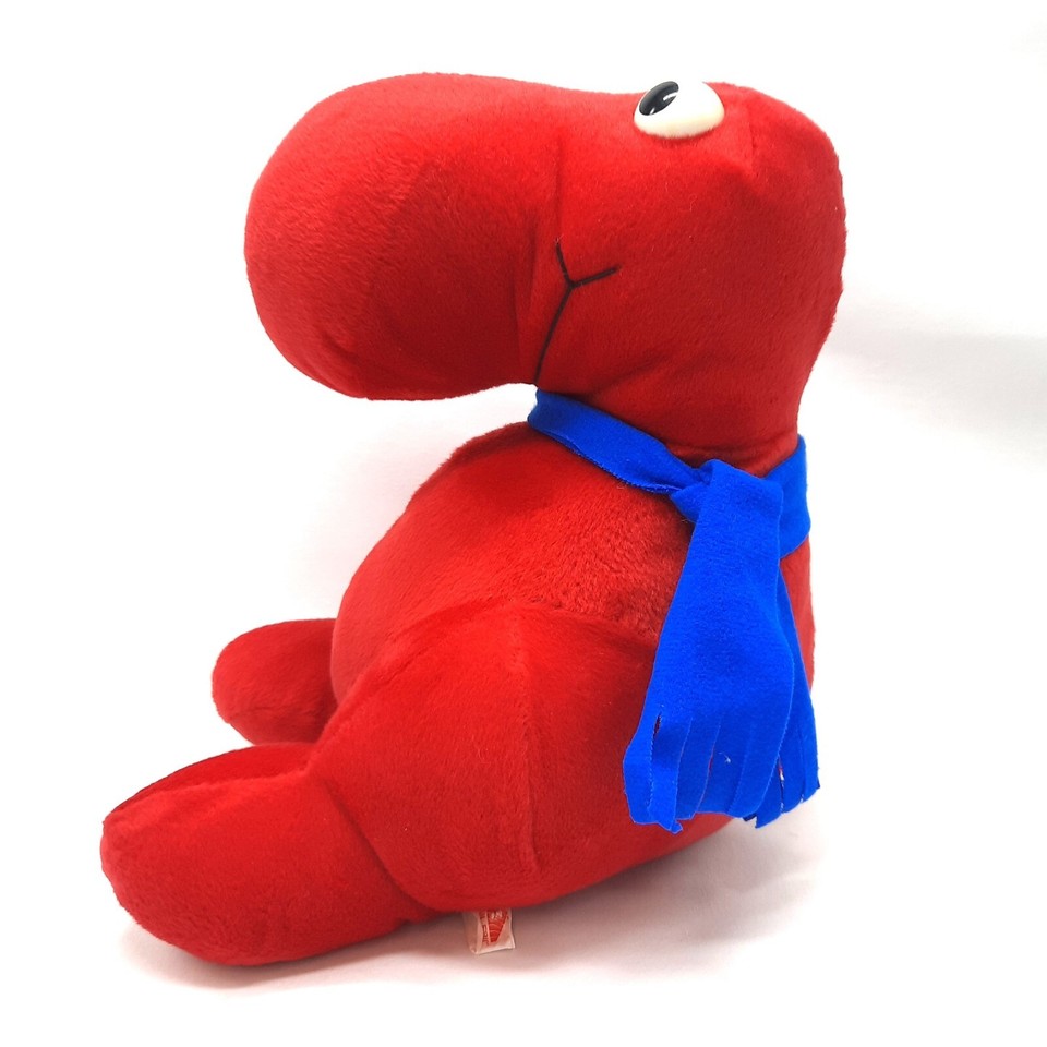 Vintage 1980s Nerds Candy Plush Wonka Animal Fair Red w/ Blue Scarf 10 ...