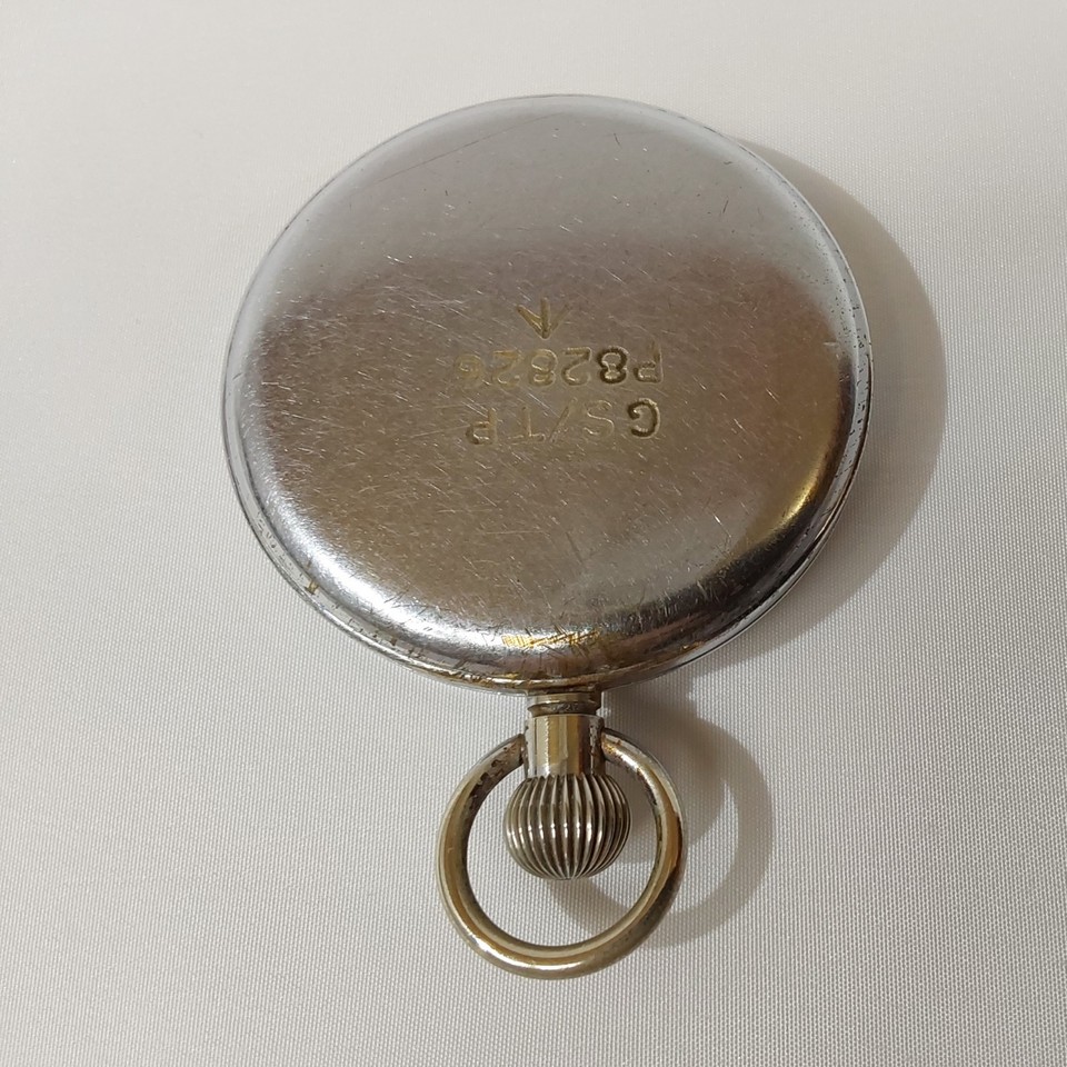 WW2 Military Pocket Watch With Broad Arrow Mark ~ HELVETIA ~ Working ...