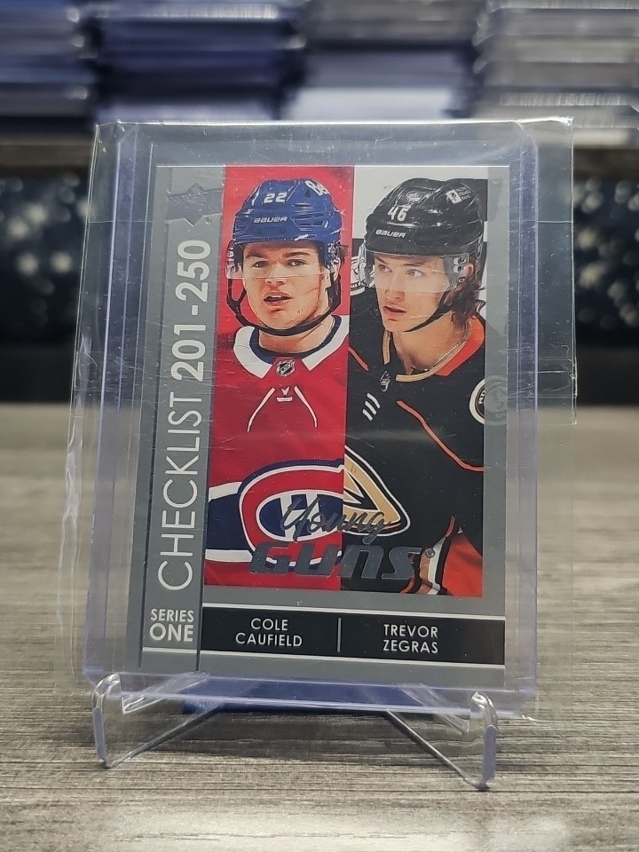 2021-22 Upper Deck Series 1 - Young Guns #250 Trevor Zegras, Cole ...