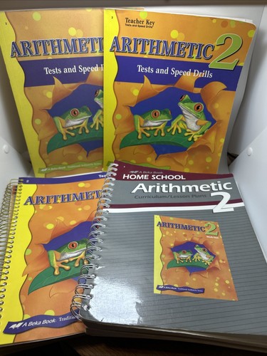 Abeka Arithmetic 2 Curriculum Plans Work Text Tests Speed Drills Math ...