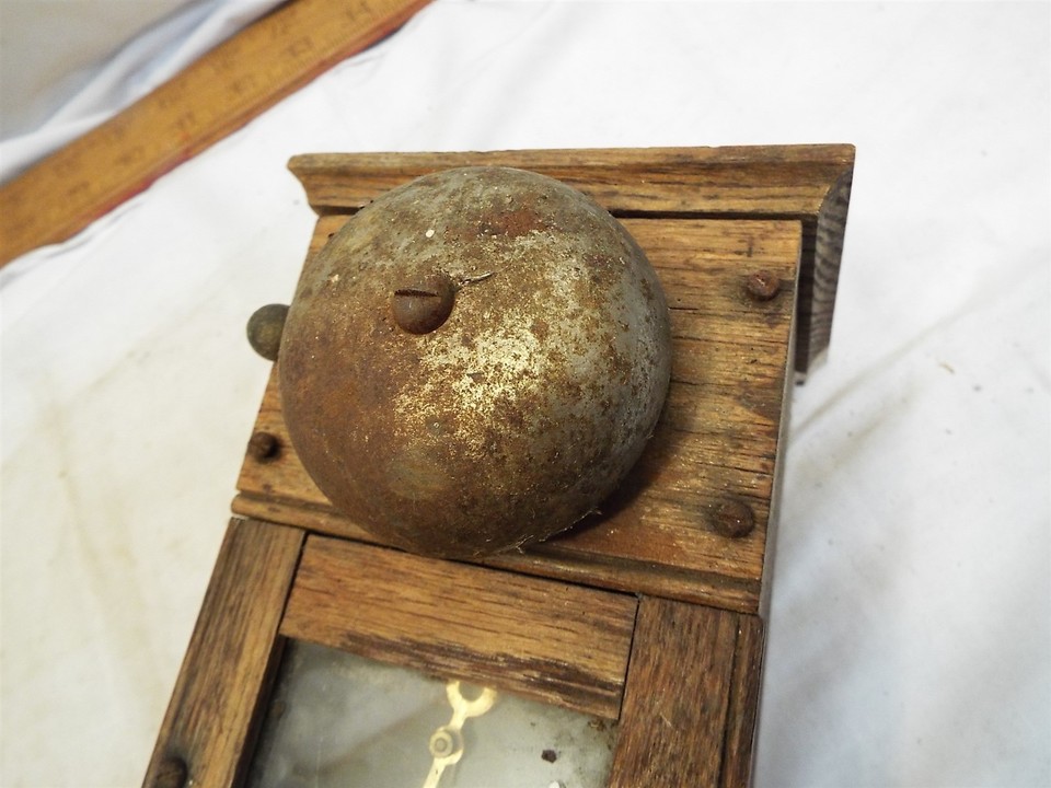 Wall Ringer Door Bell Apartment Fire Alarm Signal Trolley Wood Electric ...