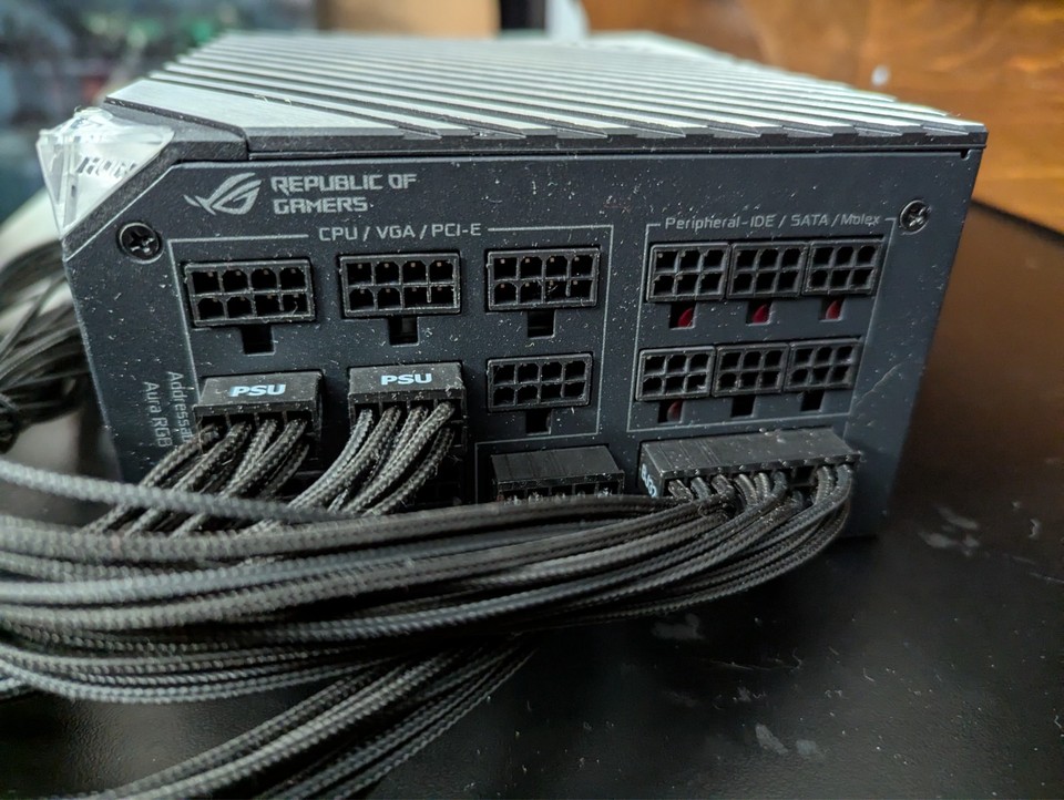 ROG Thor 1200w Platinum PSU Power Supply with Basic Cables and Original ...
