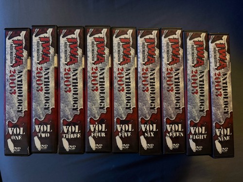 IWA Mid-South 2003 Complete Anthology DVD LOT RARE PRO WRESTLING CM ...