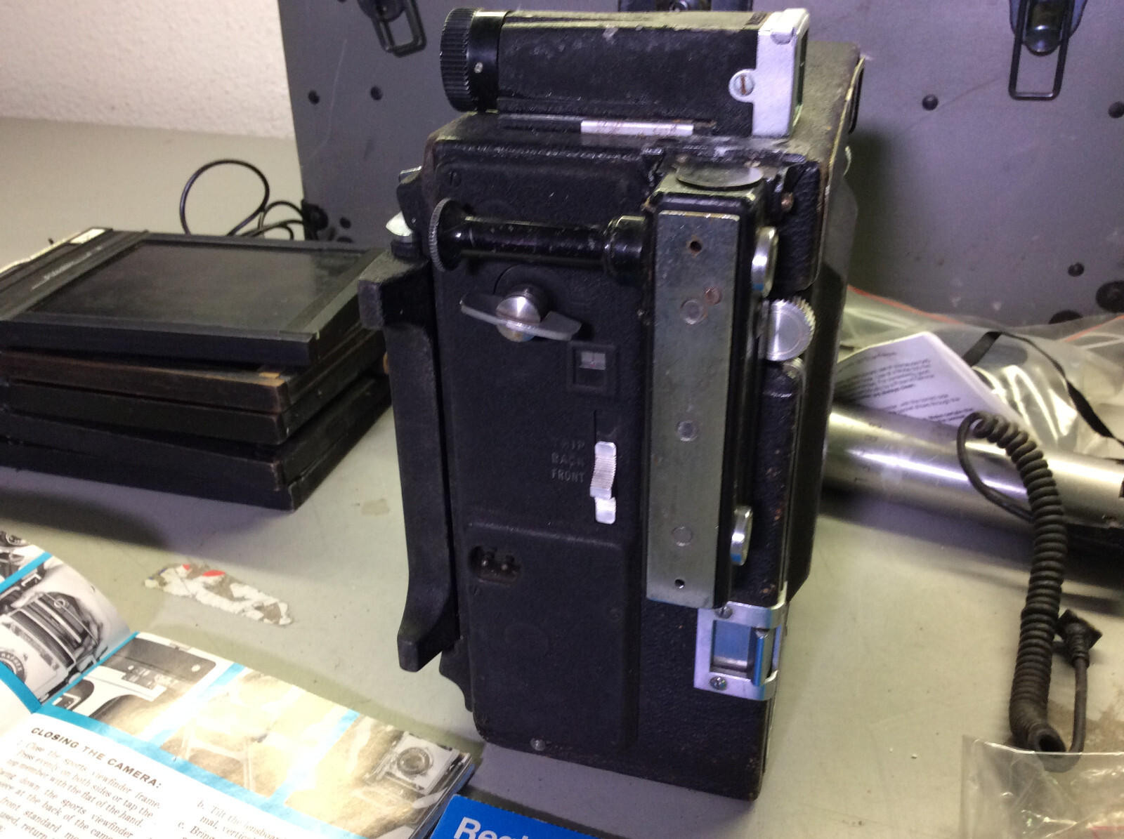 GRAFLEX PACEMAKER Camera Crown Graphic Speed Graphic FP/100 4X5 ...