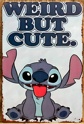 Stitch Metal Wall Sign 12" x 8" | eBay