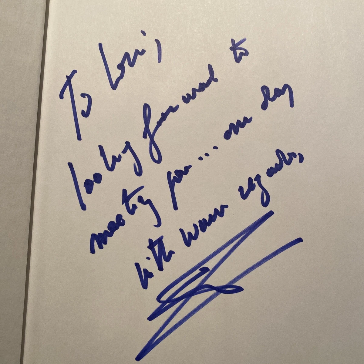 Audrey Hepburn Handwriting