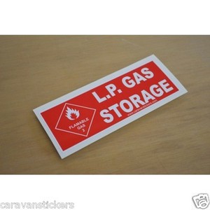 LPG - (AUSTRALIAN DESIGN) - Caravan RV Gas Locker Sticker Decal Graphic ...