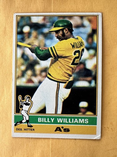 1976 TOPPS #525 BILLY WILLIAMS OAKLAND A'S HOF | eBay