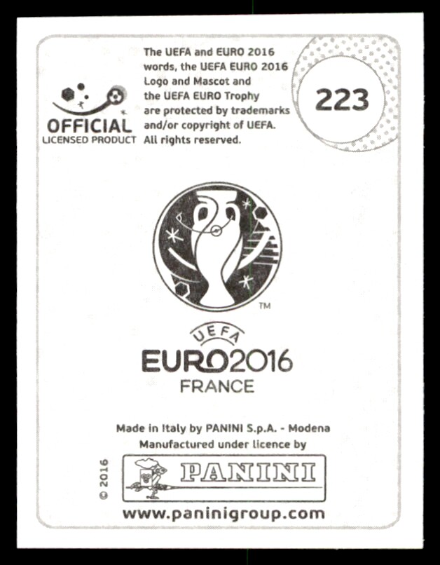 Panini Euro 2016 (Swiss Star Edition) Dusan Svento Slovakia No. 223 | eBay