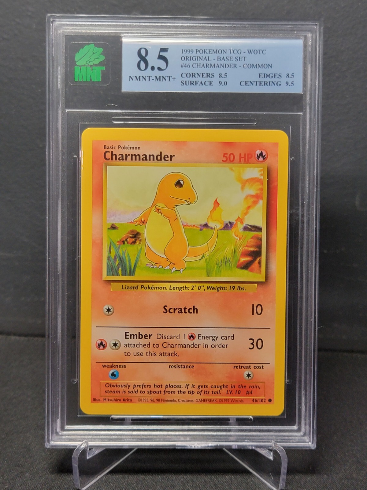 Pokémon TCG Charmander Base Set 46/102 Regular Unlimited Common for ...