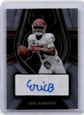 2022 Panini Select Draft Picks #RS-EBA Eric Barriere Rookie Signatures ...