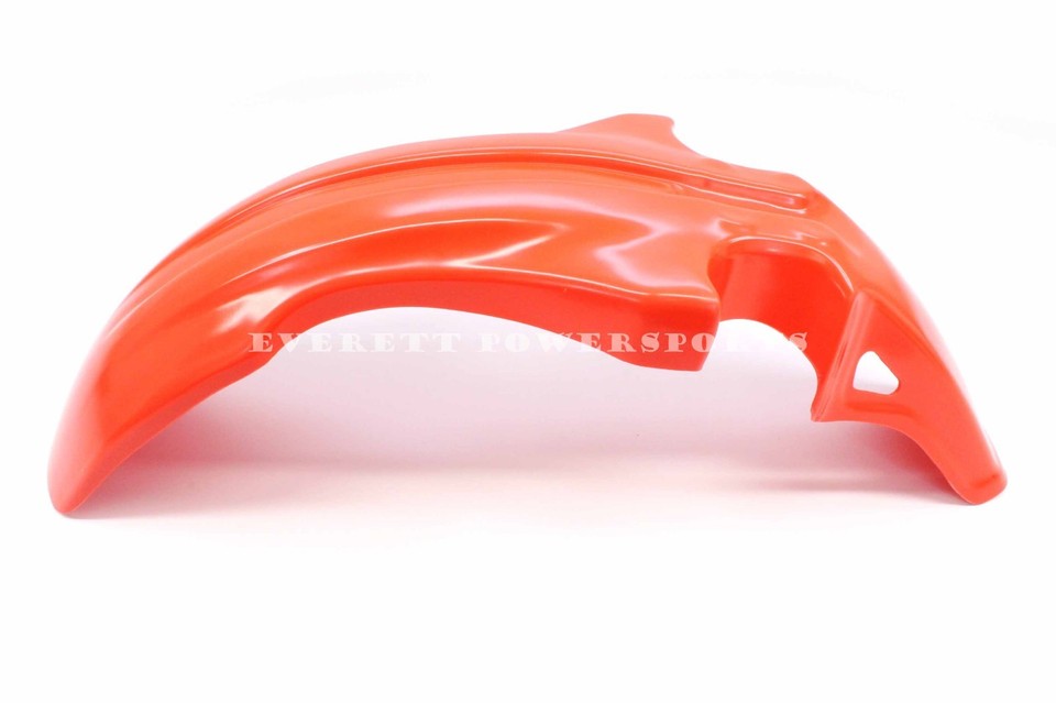 New Front Fender 83-87 Honda XL600 R Plastic Mud Guard Flash Red Orange ...