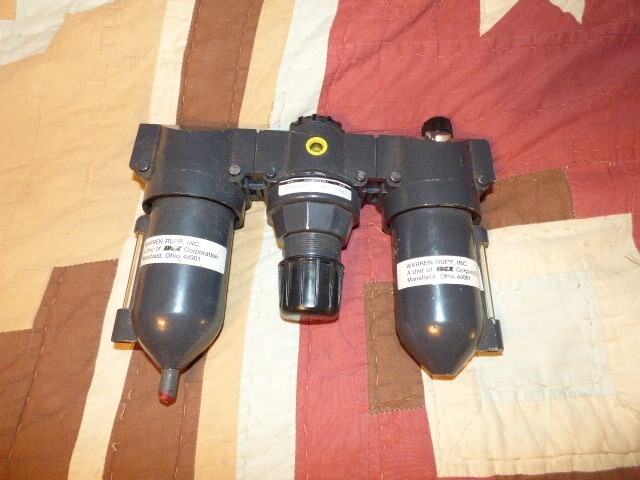 Warren Rupp 020-029-000-M1 M2 1/2" NPT Pressure Regulator Filter, Used ...