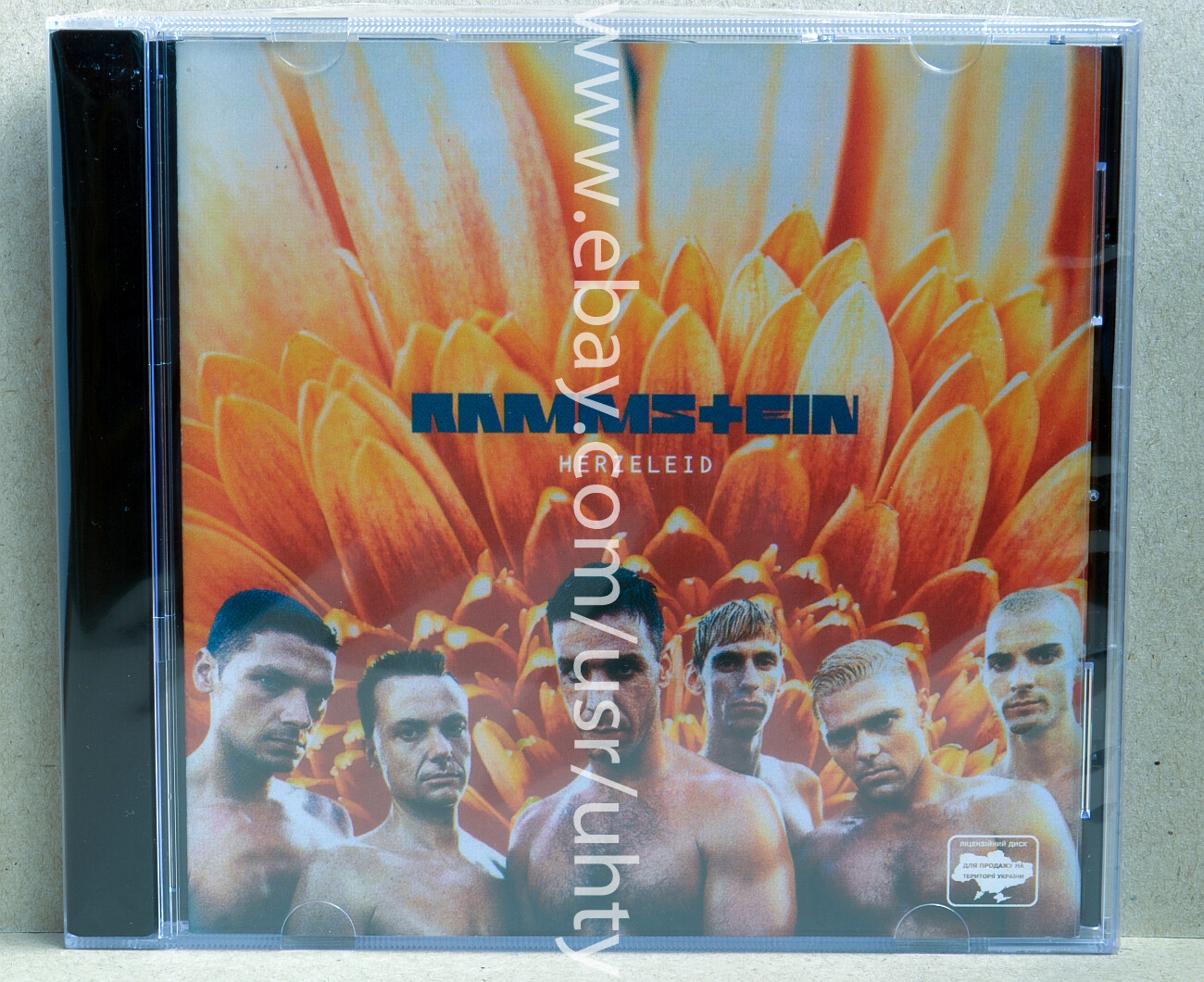 RAMMSTEIN HERZELEID DEBUT RARE UKR ORIGINAL CD GERMAN INDUSTRIAL METAL ...