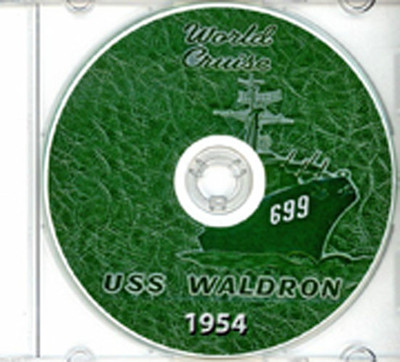 USS Waldron DD 699 1953 1954 World Cruise Book CD RARE | eBay
