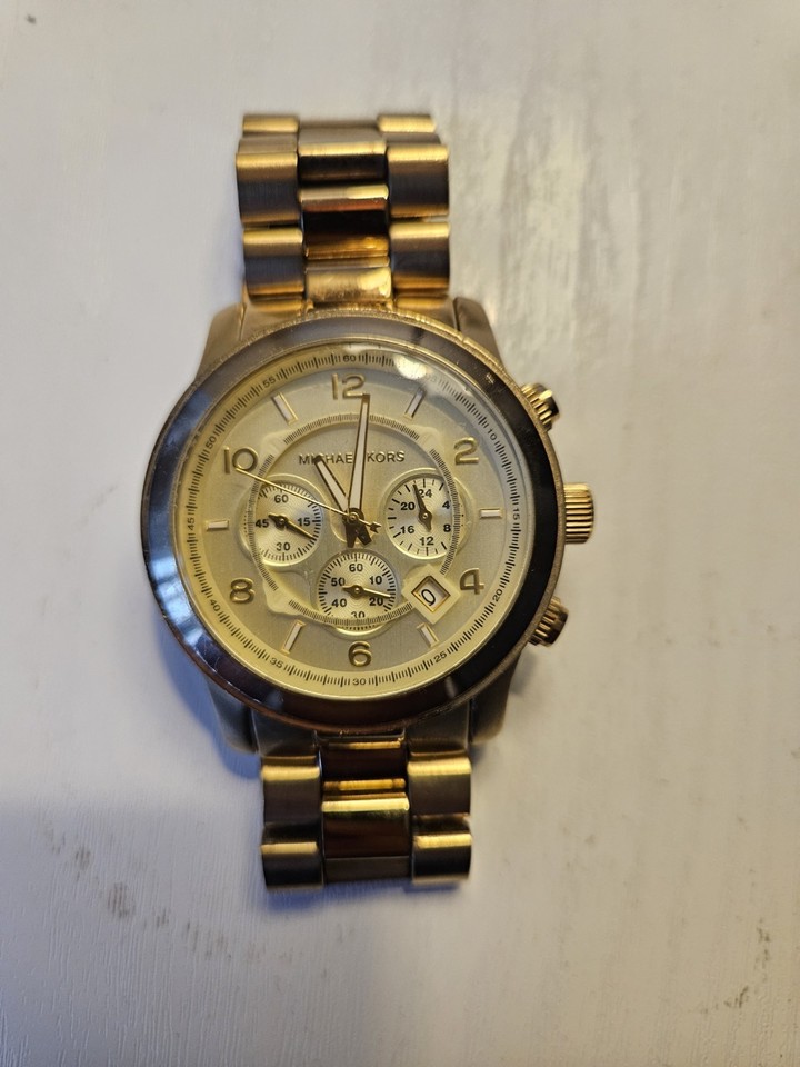 Michael Kors Chronograph Watch MK8077 | eBay UK