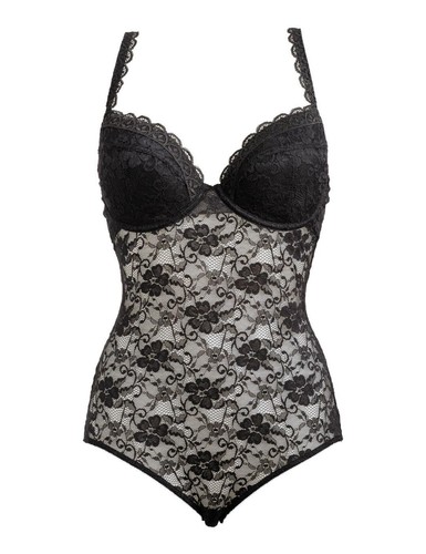 34A Pour Moi Rebel Body Alluring Sheer Padded Underwired Lingerie 84005 ...