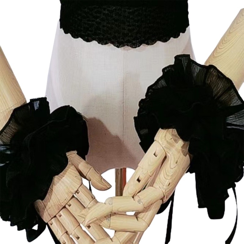 Women Victorians Renaissances Vintage Neck Ruff False Collar Ruffled ...