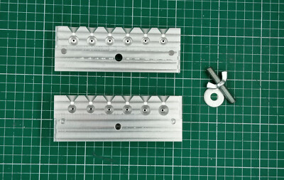 CNC machined worm bullet weight aluminum mold 1/4 oz, 3/8 oz and 1/2 oz ...