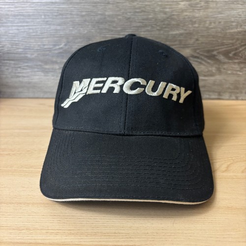 Mercury Hat Cap Strap Back MerCrusier Boats Marine Racing Adjustable | eBay