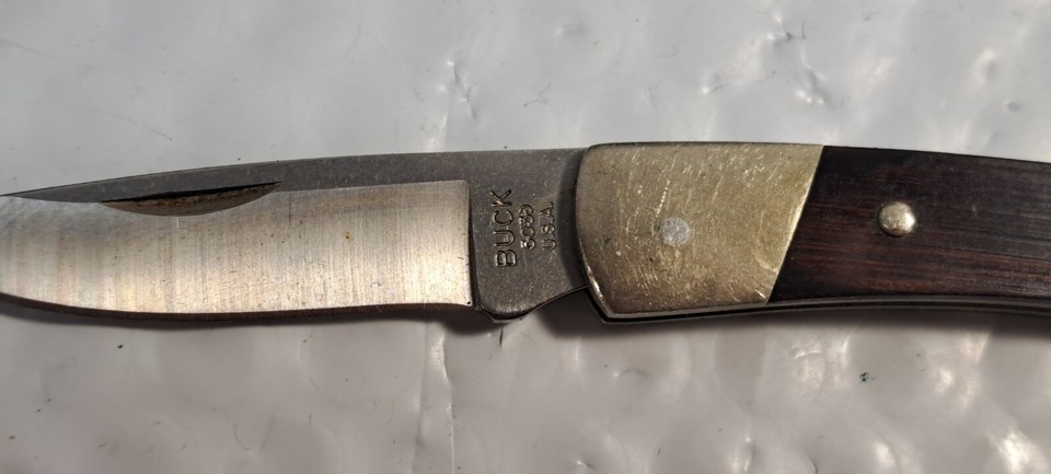 BUCK USA 503 Prince Wood Handle Pocket Knife Nickel Silver | eBay
