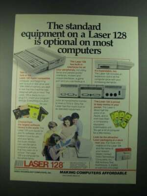 1988 Laser 128 Computer Ad - Optional on Most Computers | eBay