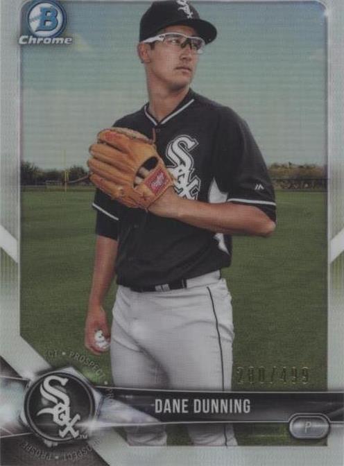 2018 Bowman - Chrome Prospects Dane Dunning #BCP85 Refractor /499 (RC ...