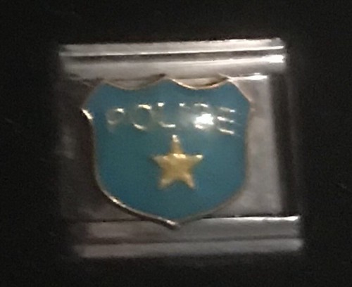 Police Badge Wholesale Italian Charm Enamel Link 9MM K19 | eBay