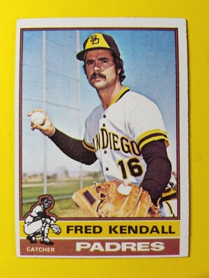 VINTAGE FRED KENDALL #639 SAN DIEGO PADRES - 1976 TOPPS MLB BASEBALL | eBay