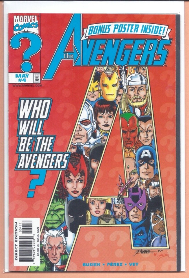 Marvel - The Avengers (1998-04) **You Pick!** #1-84 + Annuals [Lgy ...