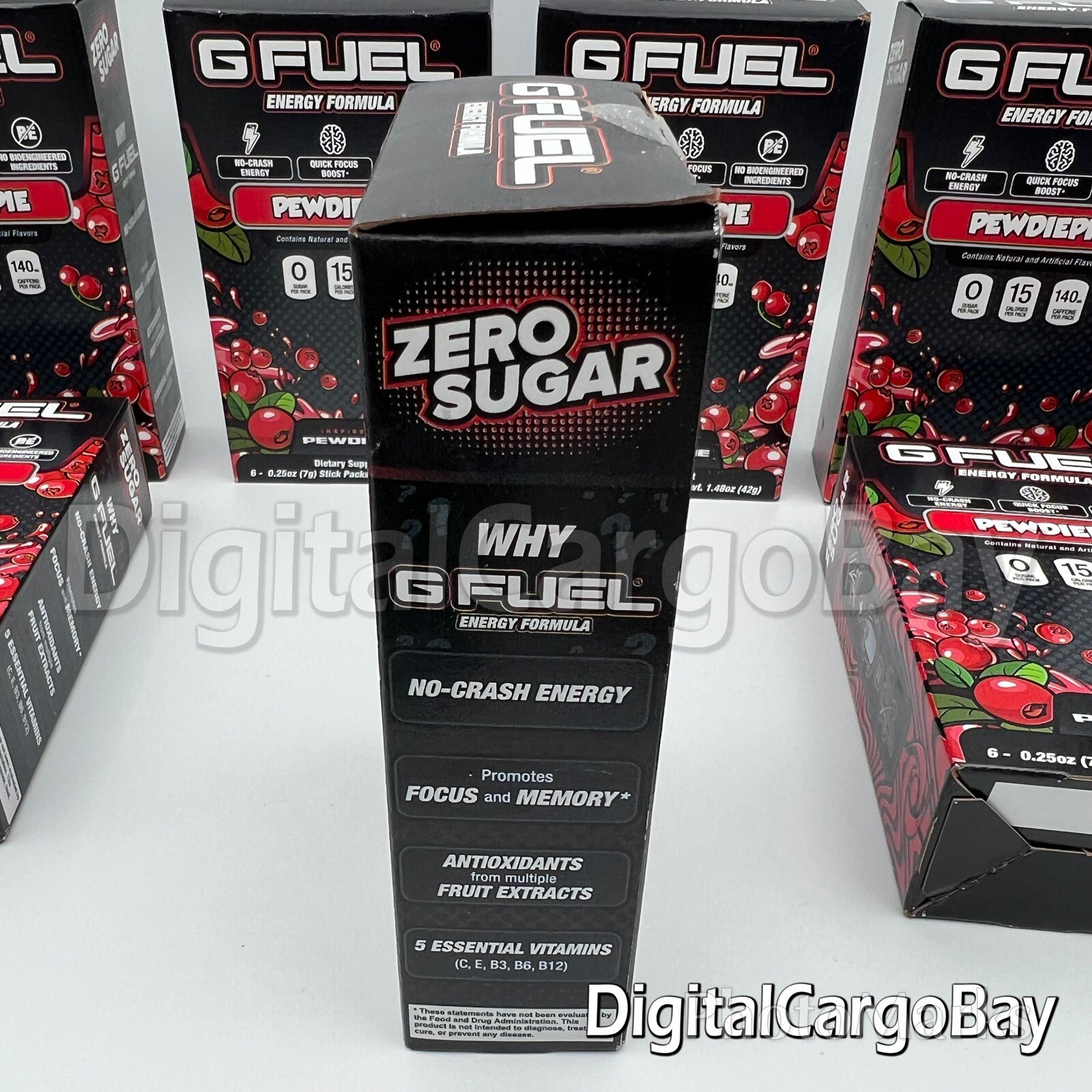 G Fuel Pewdiepie Lingonberry Energy Powder x6 GFUEL Sticks | eBay