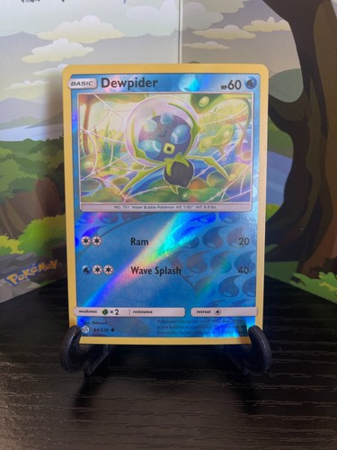 Dewpider 64/236 - Cosmic Eclipse - Common - Reverse Holo - Pokemon Card ...